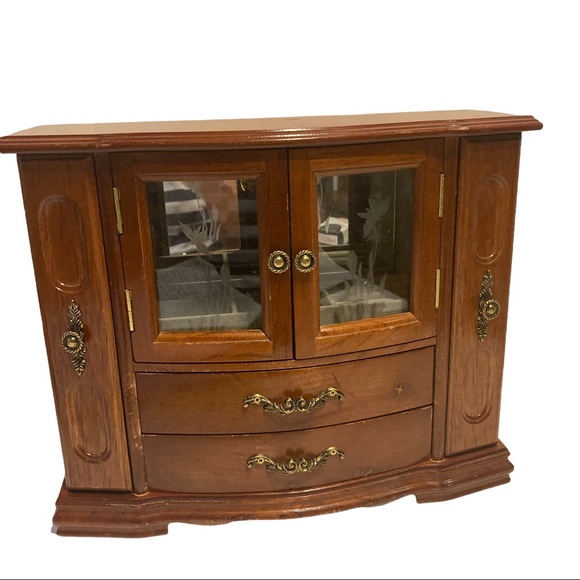 Storage & Organization | Elegant Large 4 Door Mini Armoire Style ...